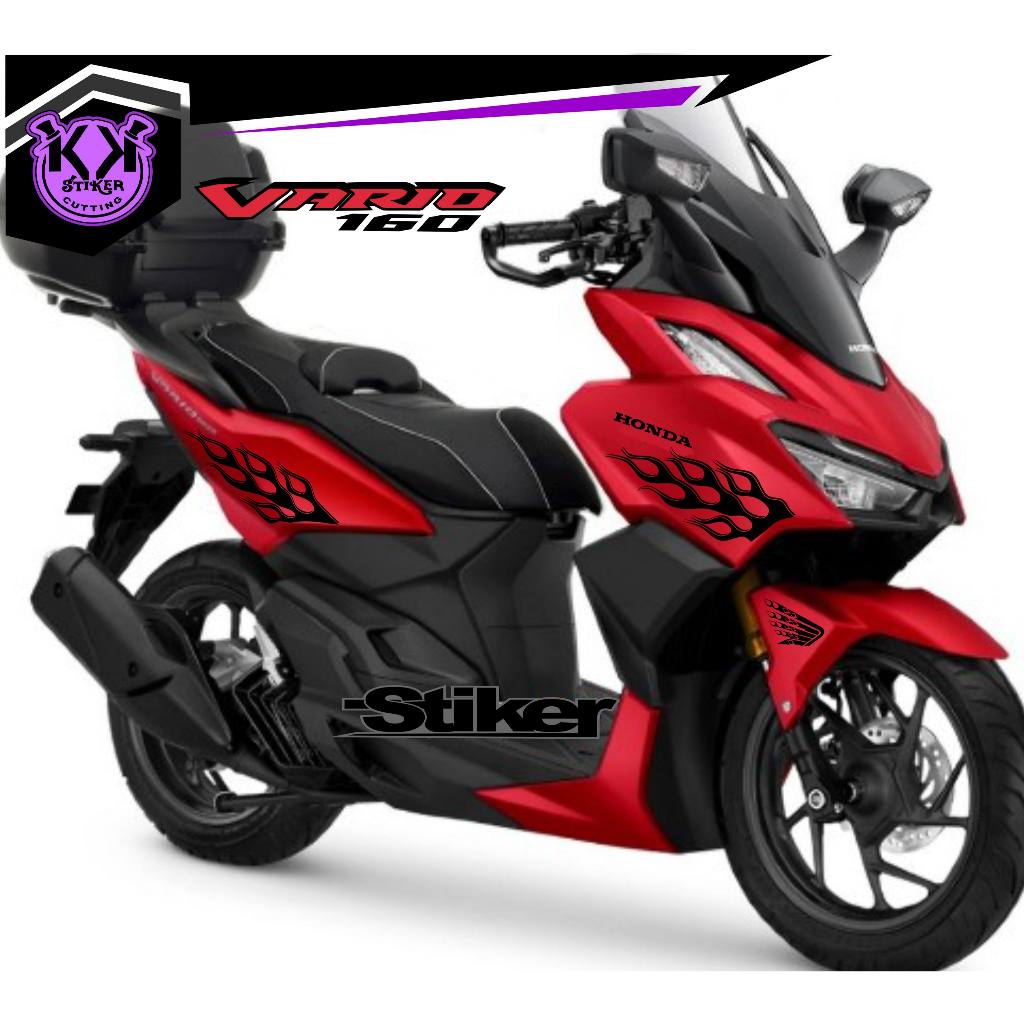 Jual SC.405/STIKER VARIO 160 CC/STRIPING API/STIKER DEVIL/STRIPING ...