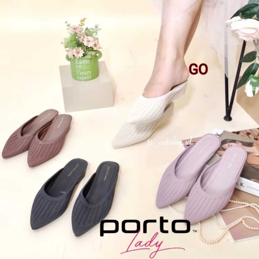 Jual gos PORTO LADY DTA|SNT|BSV|ROS|SOC Sepatu Jelly Korea Karet Wanita ...