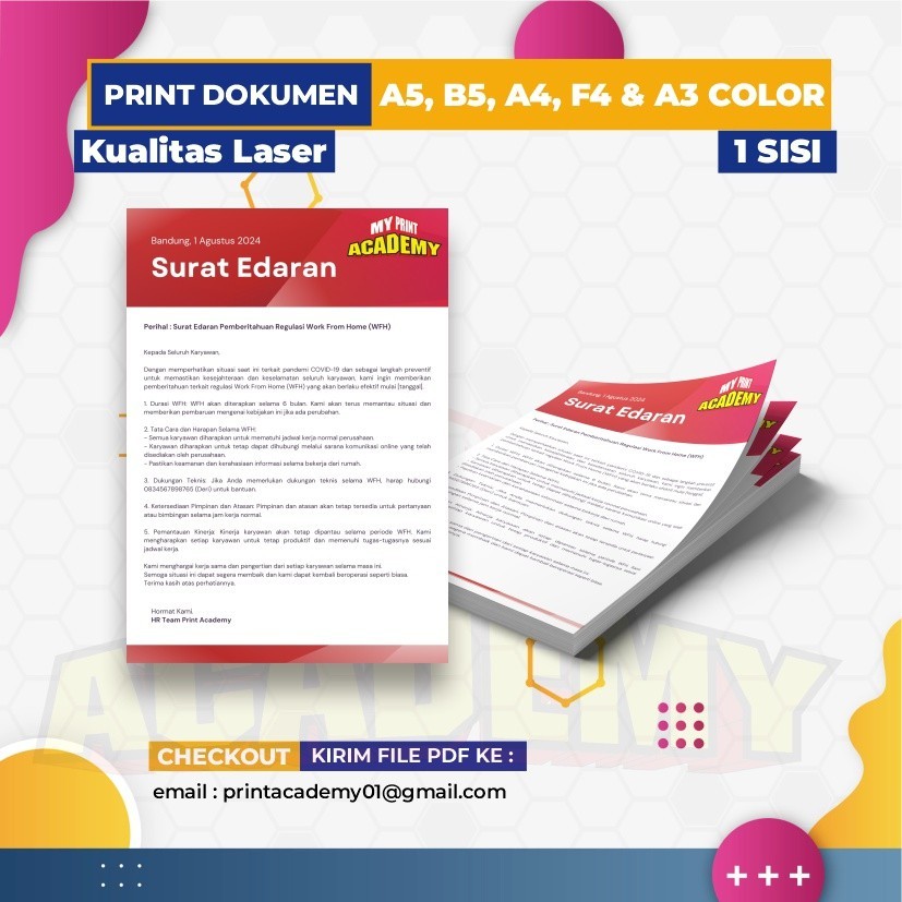 Jual PRINT DOKUMEN CETAK DOKUMEN 1 SISI WARNA KUALITAS DIGITAL OFFSET ...