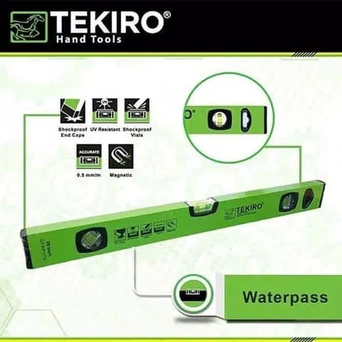 Jual Tekiro Waterpass Magnet / Waterpas Water Pas Water Level Berbagai ...