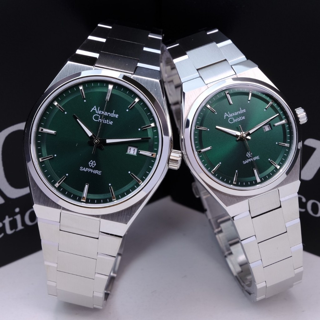 Jual Jam Alexandre Christie Couple Terbaru 2024 Original AC 8697 ...