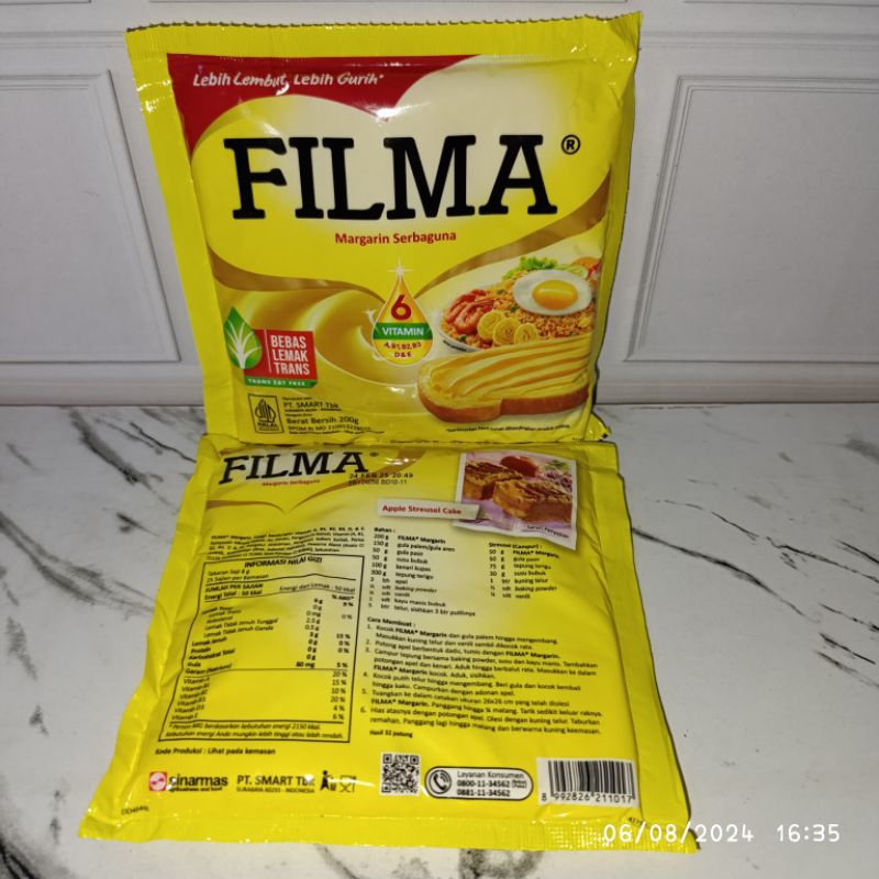 Jual Filma Margarin serbaguna 200gr | Shopee Indonesia