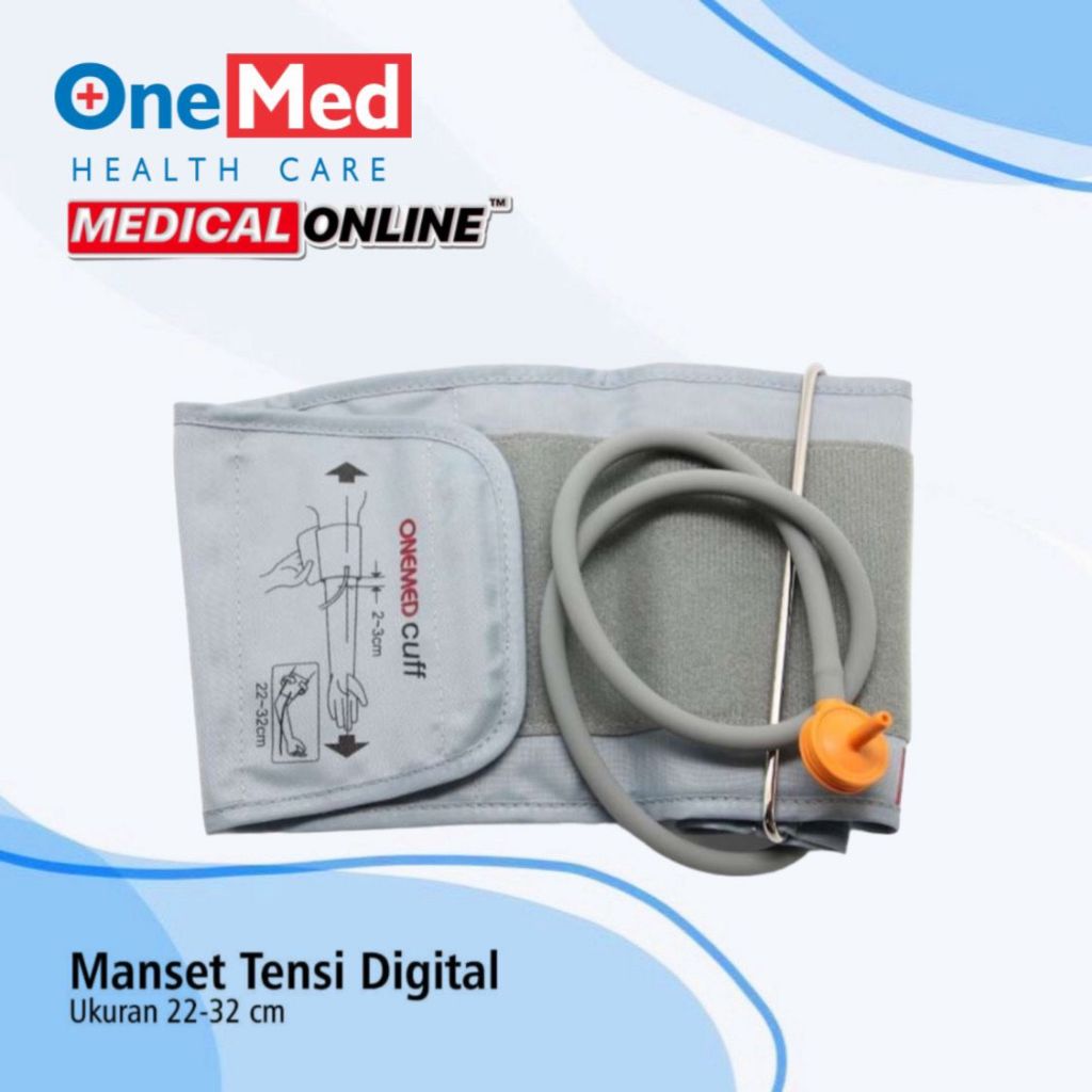 Jual MANSET TENSI ONEMED SIZE L 22-32CM CUFF TENSI DIGITAL MEDICAL ...