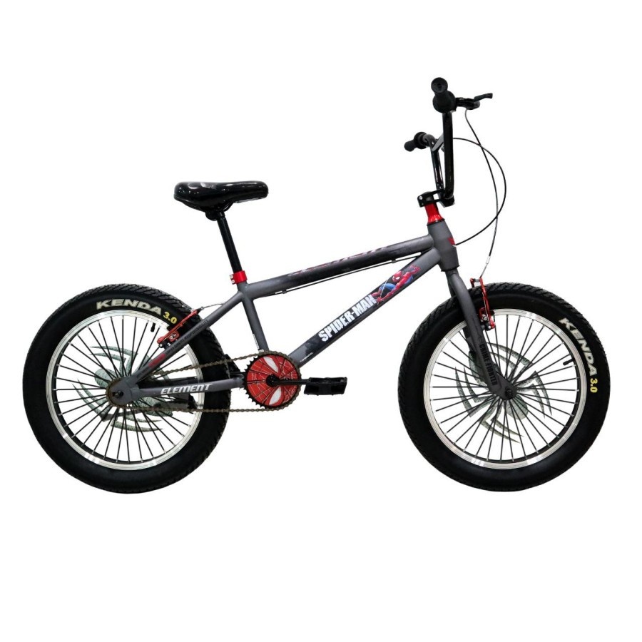 Jual Sepeda BMX Element 20" MARVEL Spiderman HIPHOP Ban Jumbo 3.0 kenda ...