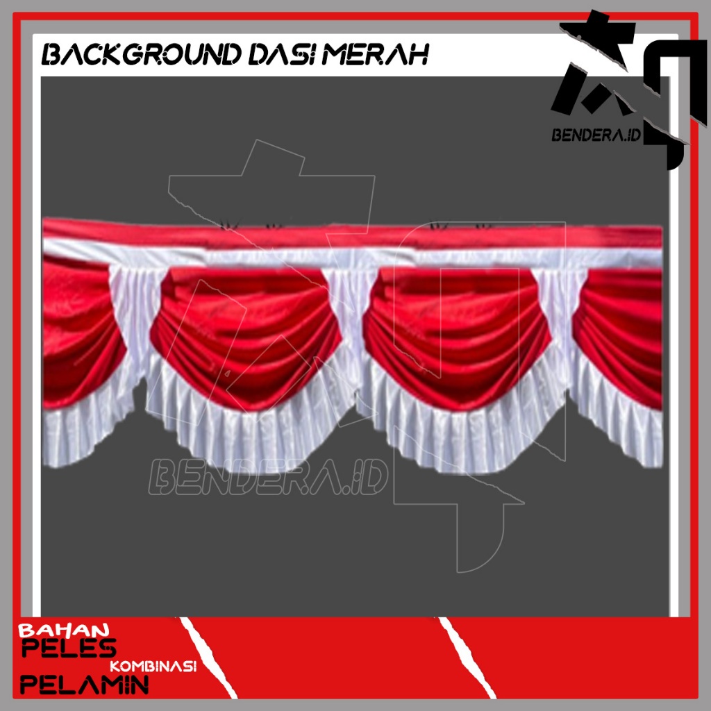 Jual Bendera Background Panggung Dasi Merah | Shopee Indonesia