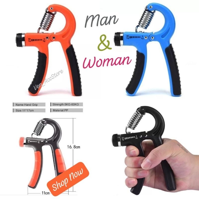 Jual Handgrip Alat Bantu Fitness Otot Lengan Portable Alat Gym Latihan ...