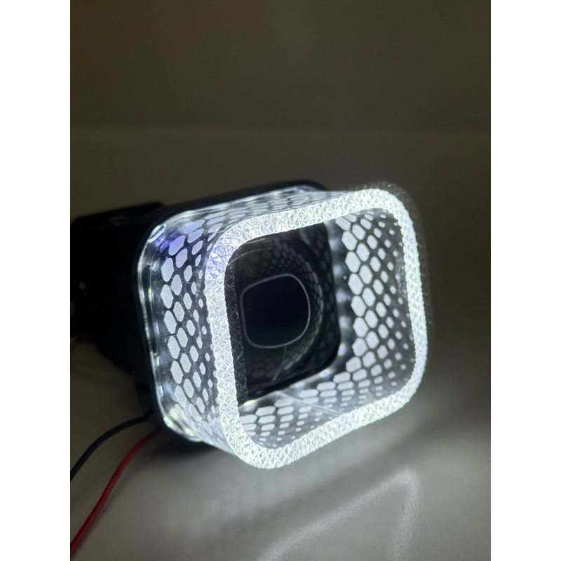 Jual Shroud Projector BiLED Acrylic Angel Eye Akrilik Crystal 5D Matrix ...