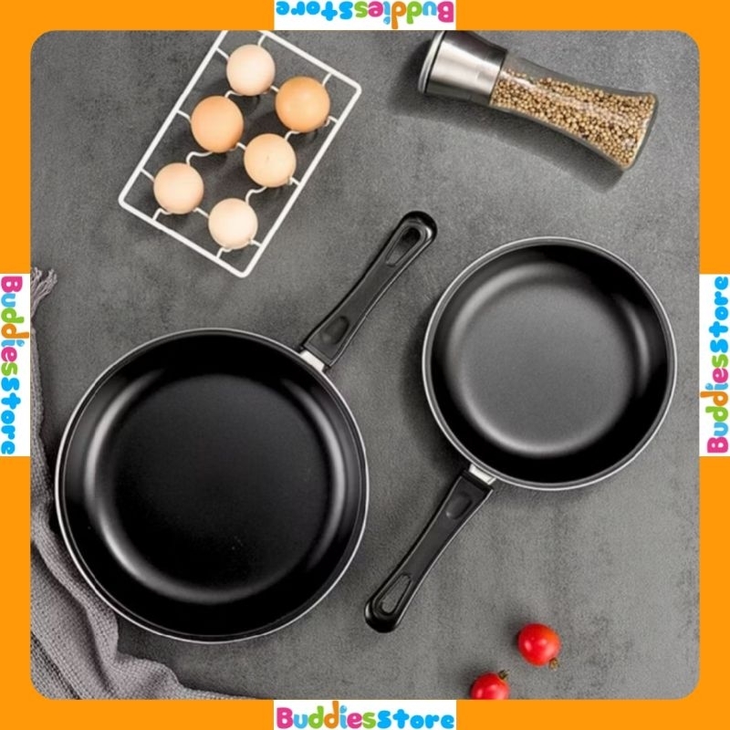 Jual TEFLON ISI 2 PCS FANCY FRY PAN SET TEFLON WAJAN ANTI LENGKET ...