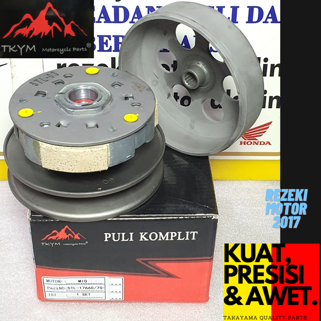 Jual SECONDARY ASSY + KAMPAS + MANGKOK PULI PULLEY CVT SET BELAKANG KAMPAS GANDA MANGKOK YAMAHA ...