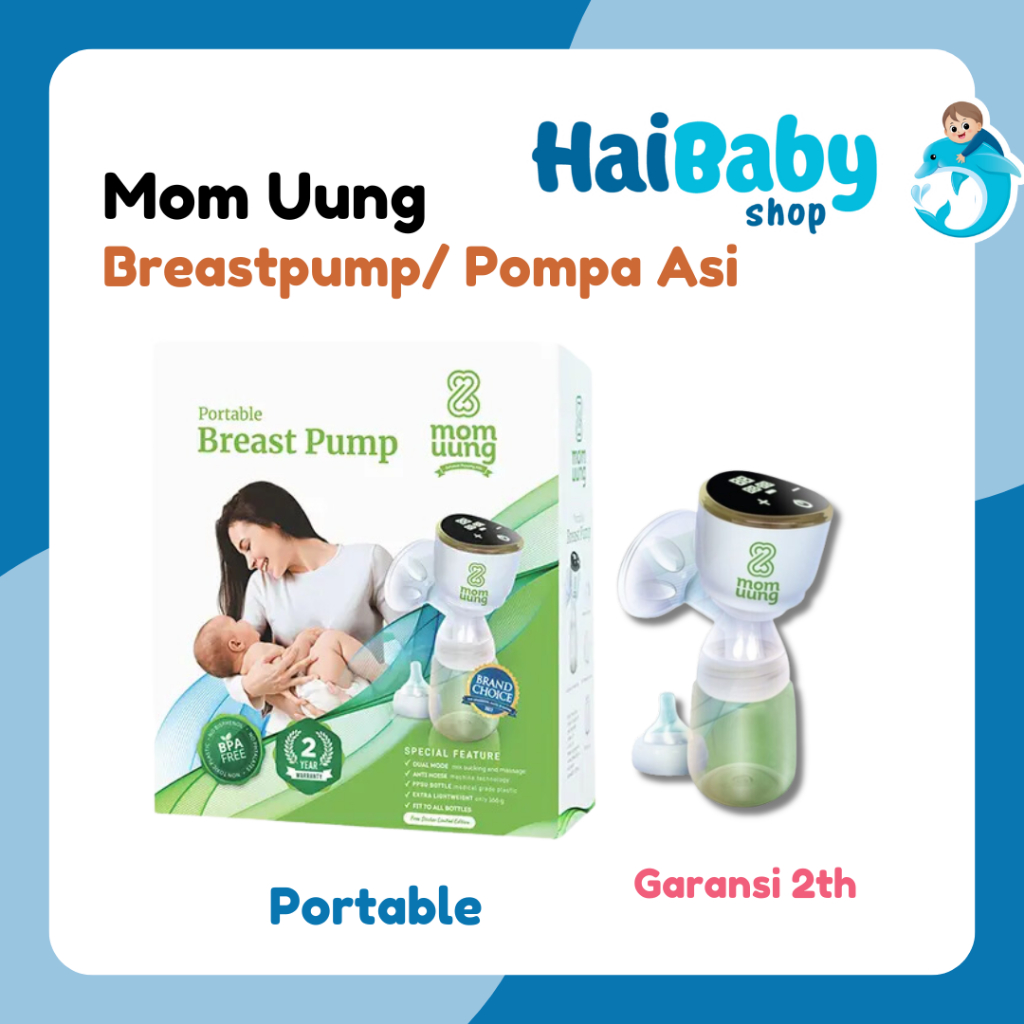 Jual MOM UUNG POMPA ASI/Breast Pump PORTABLE ELECTRIC / BREASTPUMP DUAL MODE / MODE PIJAT HISAP ...
