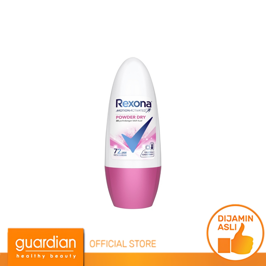 Jual REXONA WOMEN Roll On Powder Dry 45ml | Shopee Indonesia