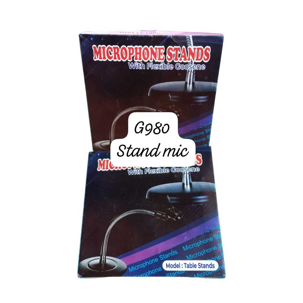 Jual G980 ORIGINAL STAND MIC MEJA FULL BESI HOLDER MIK TABLE MIX ...
