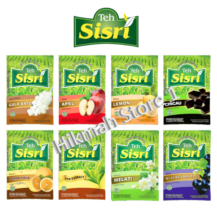 Jual Teh sisri sachet 8grm x 10pcs / Minuman Serbuk | Shopee Indonesia