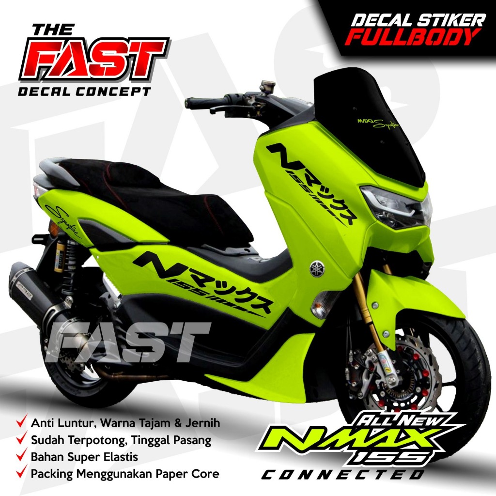 Jual Decal Stiker Yamaha Nmax 155 New Fullbody Maxi Jepang TERBARU COD ...