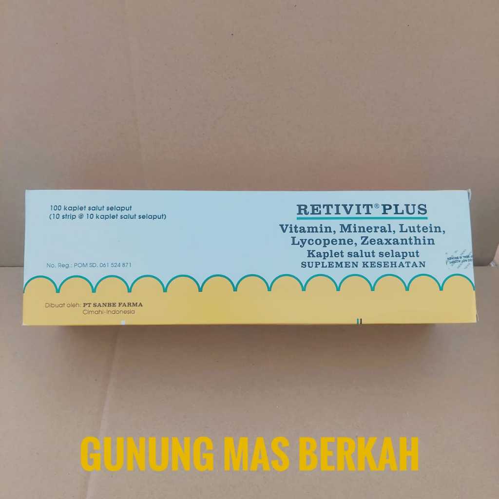 Jual RETIVIT PLUS Retivit Plus - Isi 10 Kaplet - Memelihara Kesehatan ...