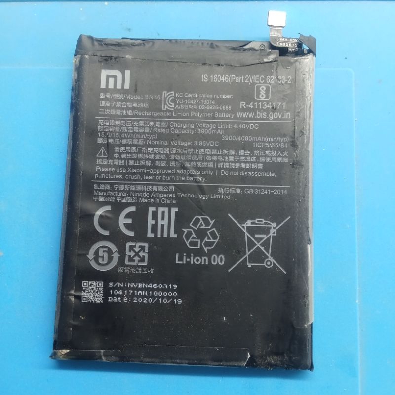 Jual Baterai Redmi Note 8 Bn 46 Original Copotan Normal Bergaransi ...