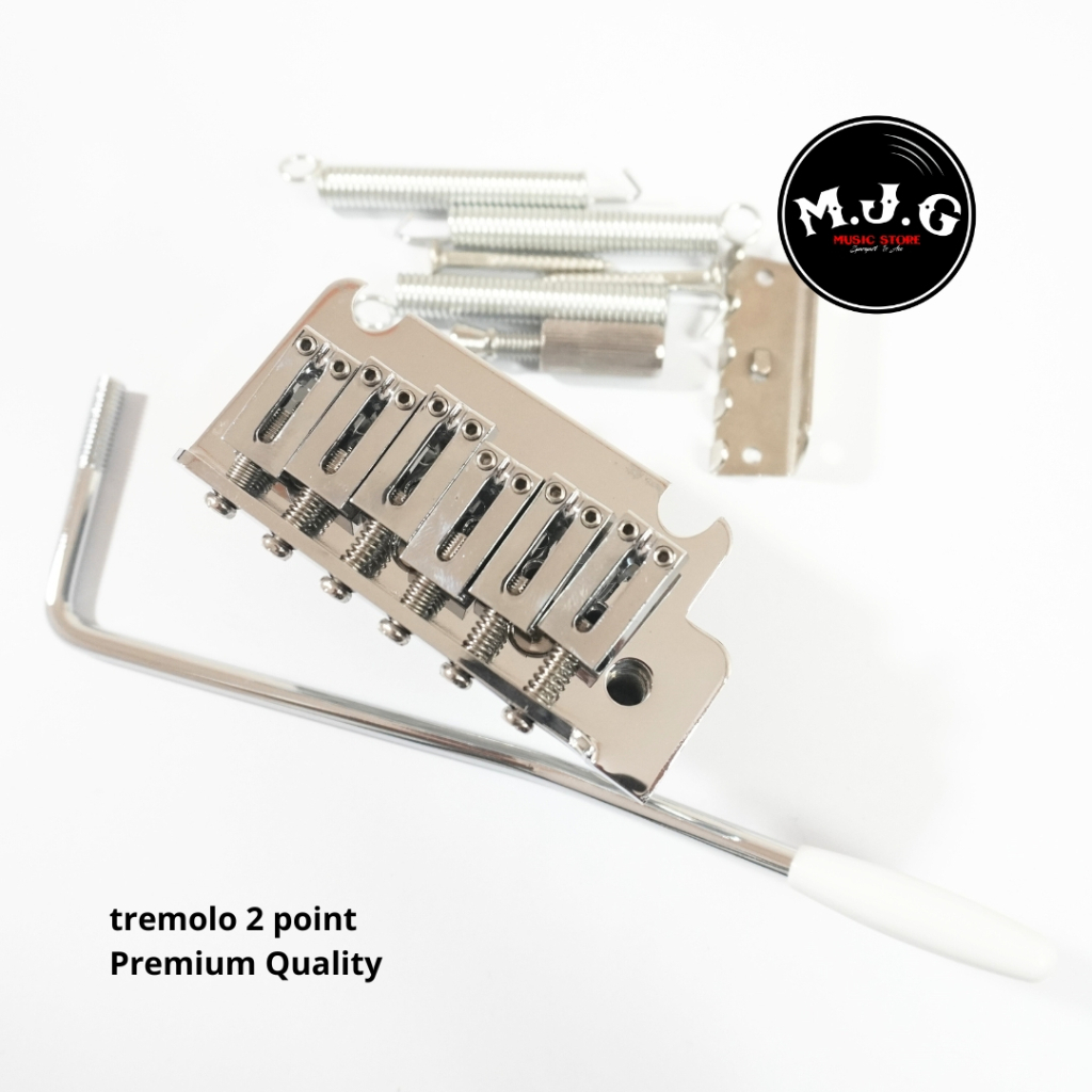 Jual tremolo bridge gitar elektrik 2 point pakai pivot premium quality ...