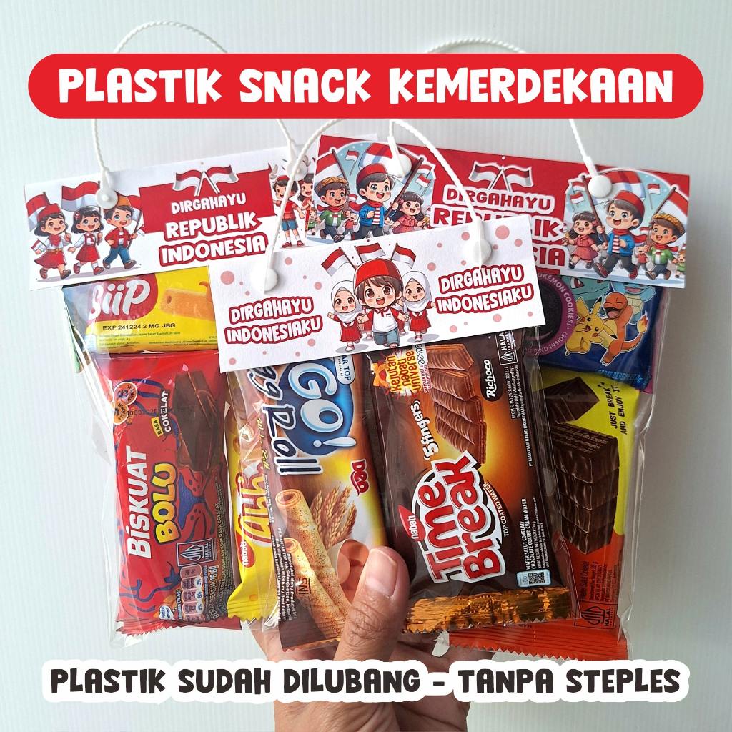 Jual Plastik snack merdeka 17 Agustus label hadiah agustusan ...