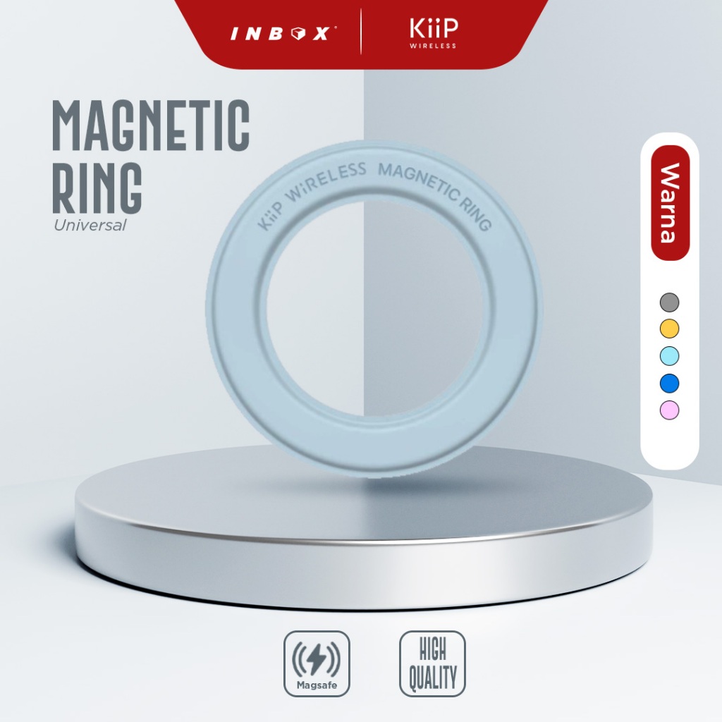 Jual Inbox X KiiP Wireless Magnetic Ring Plate Magsafe Universal ...