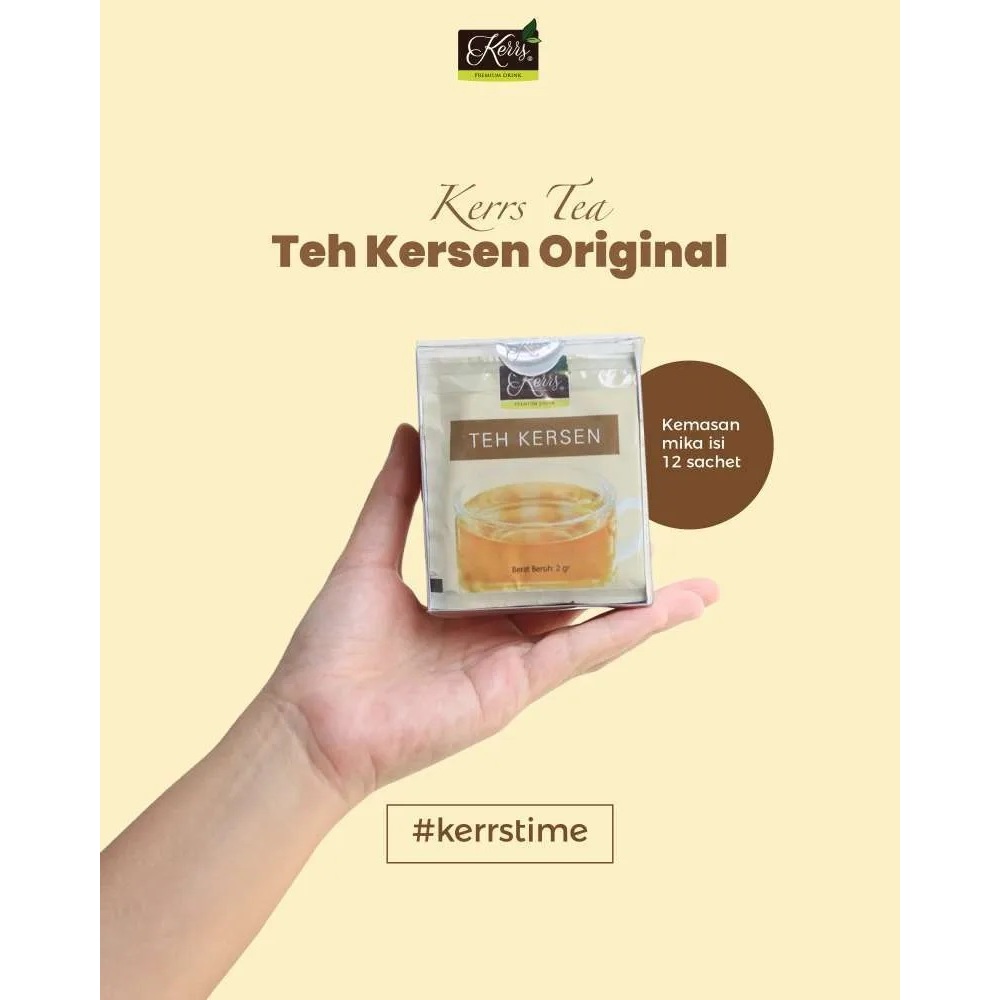 Jual Teh daun kersen “kerrs” kemasan baru isi 20 pcs | Shopee Indonesia