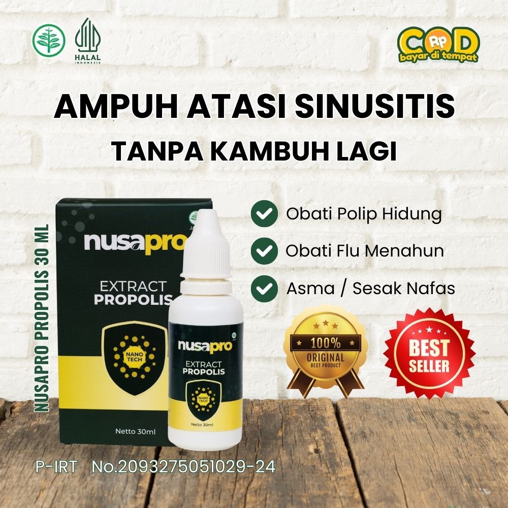 Jual Nusapro Obat Sinusitis Polip Hidung Herbal Sinus Berlendir Hidung ...