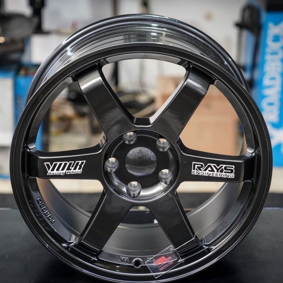 Jual velg ring 18 TE37 FLOW FORMING velg r18 reborn venturer camry ...