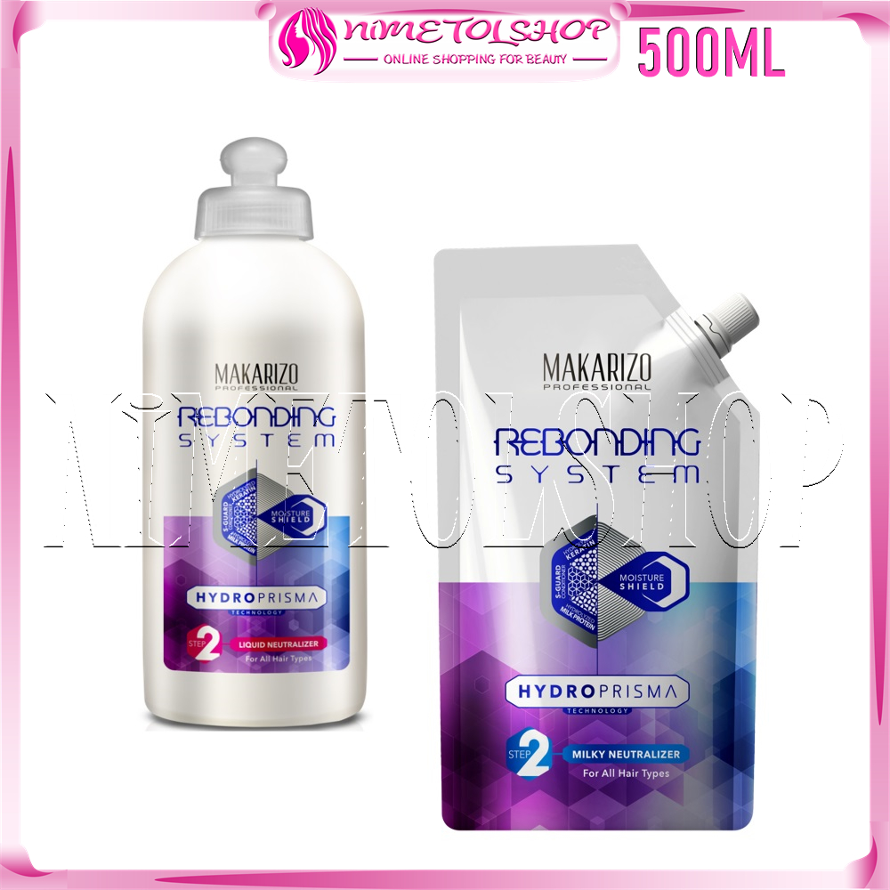 Jual MAKARIZO Professional Rebonding System HYDROPRISMA Neutralizer 500ml STEP 2 Hydro Prisma ...