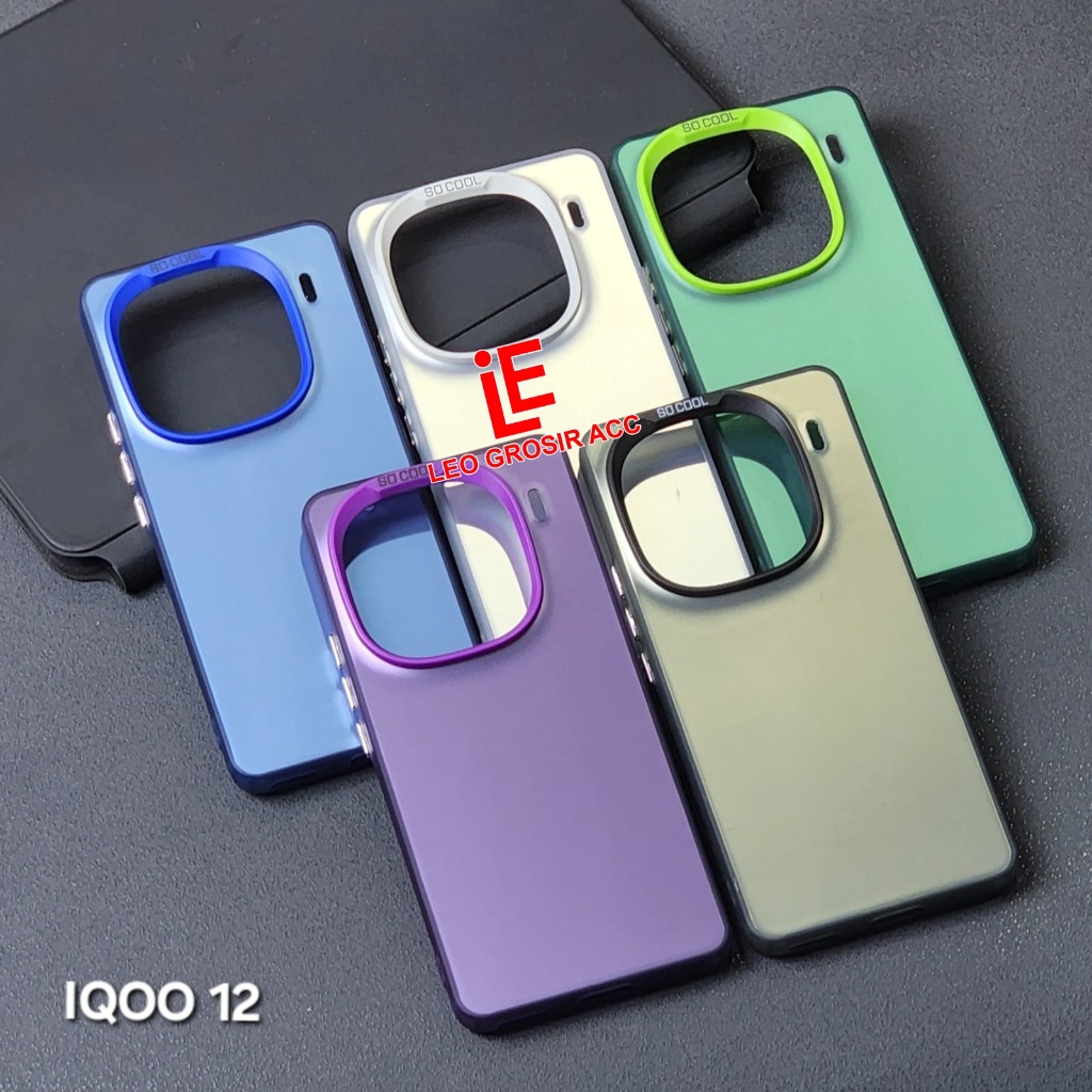 Jual IQOO 12 CASE SOCOOL CASE IMD HYBRID PLATE HOLOGRAM IQOO 12 ...