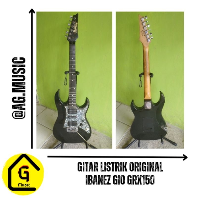 Jual GITAR LISTRIK ORIGINAL IBANEZ GIO GRX150 SECOND BLACK / GITAR ...