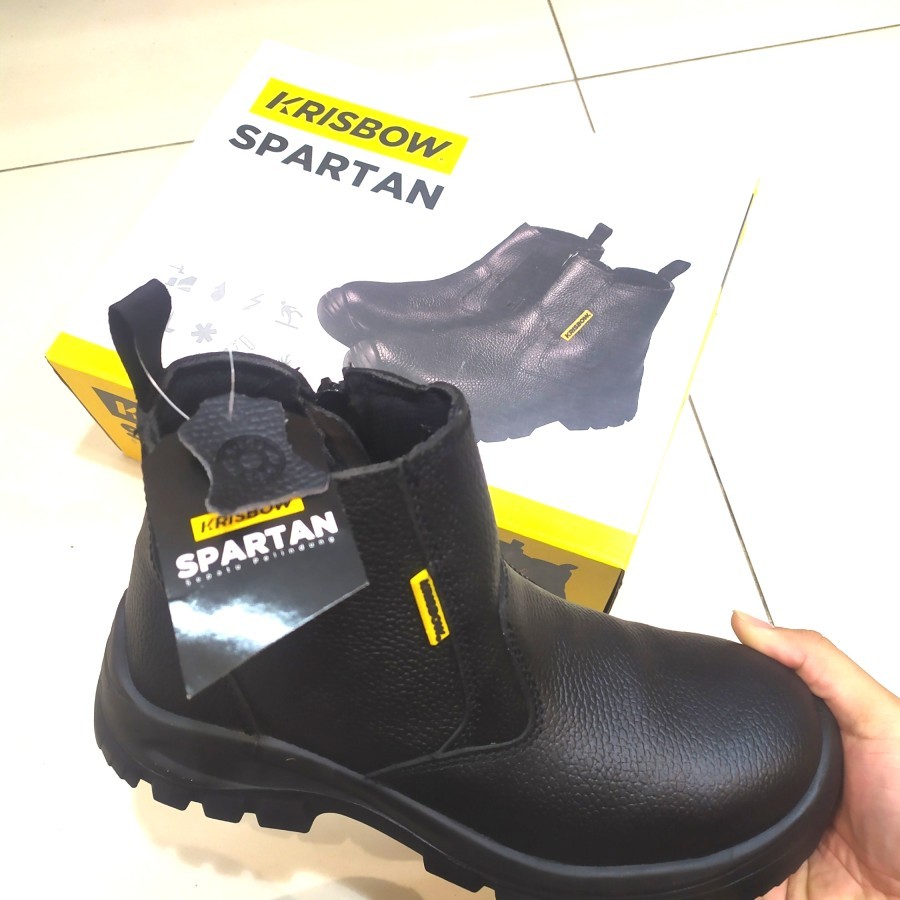 Jual sepatu safety Krisbow Spartan 100% Original ukuran silahkan chat ...