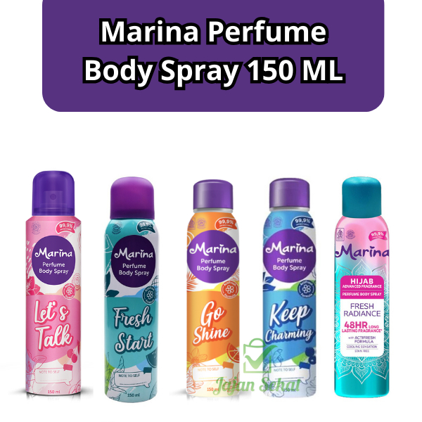 Jual Marina Cologne Body Spray 150ml Parfum | Shopee Indonesia