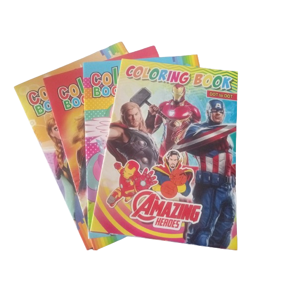 Jual Coloring book A4 | Buku mewarnai A4 | MESADS | Shopee Indonesia
