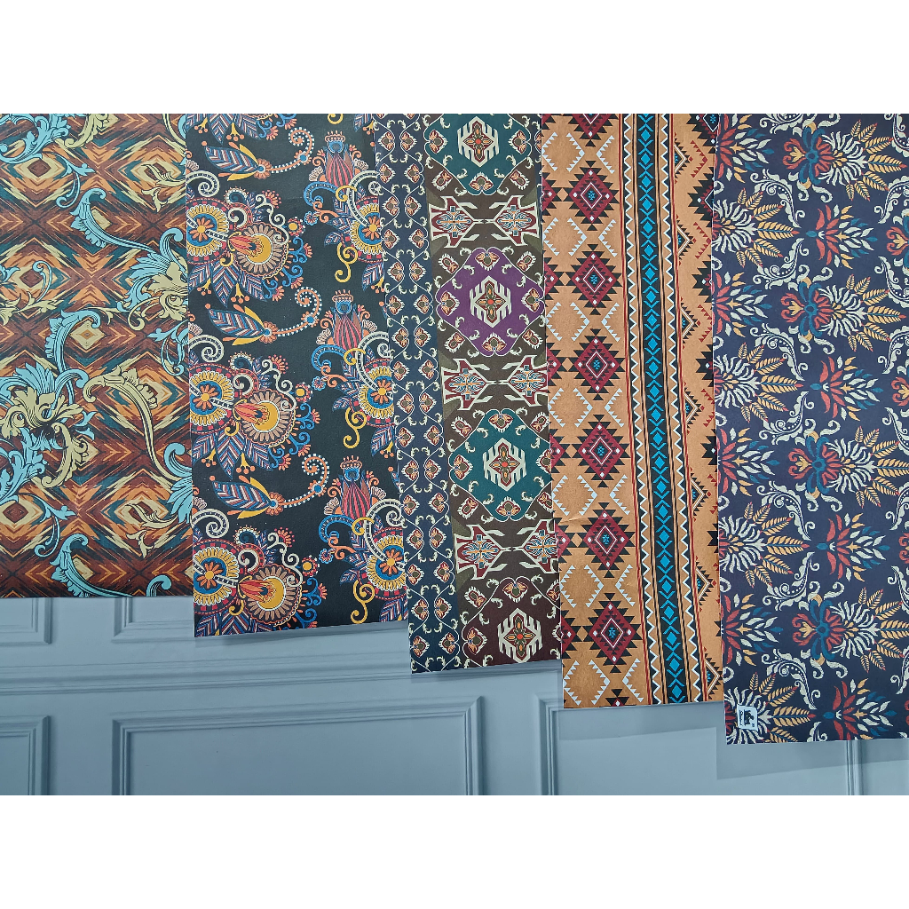 Jual KERTAS KADO MOTIF BATIK / KERTAS KADO MOTIF FANCY | Shopee Indonesia