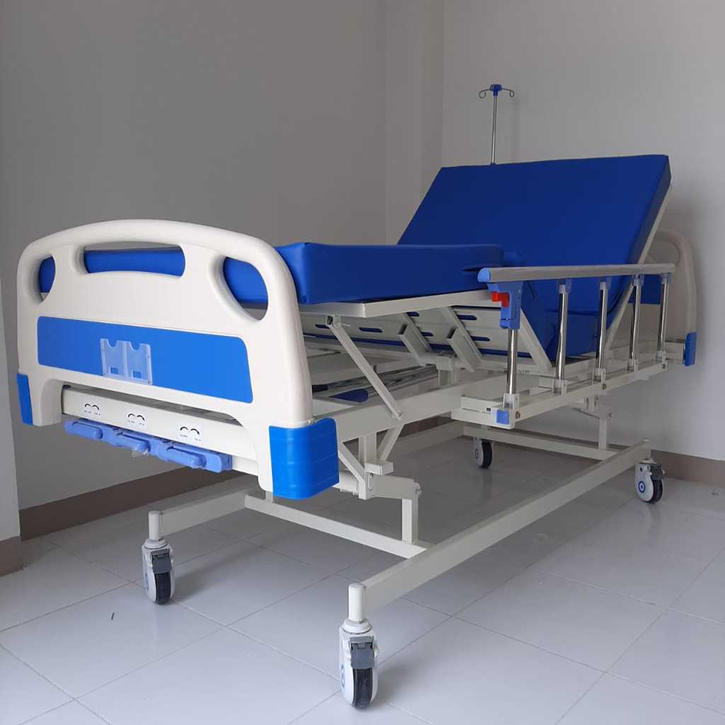 Jual Manual Hospital Bed Pasien 3 Crank GTT B5M / Ranjang Pasien Tiga ...