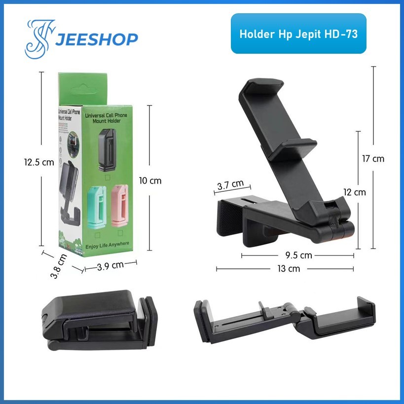 Jual Holder Hp Jepit HD-73 Holder Lipat Dudukan Smartphone Stand Holder ...
