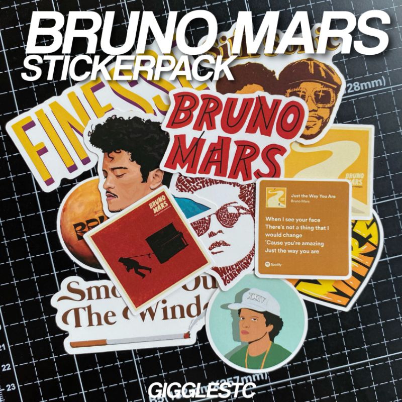 Jual Sticker Pack Bruno Mars | Shopee Indonesia