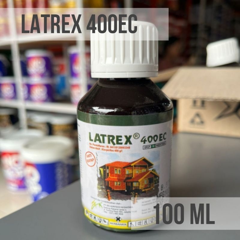 Jual LATREX 400EC ORIGINAL obat anti rayap isi 100 ml pembasmi rayap ...