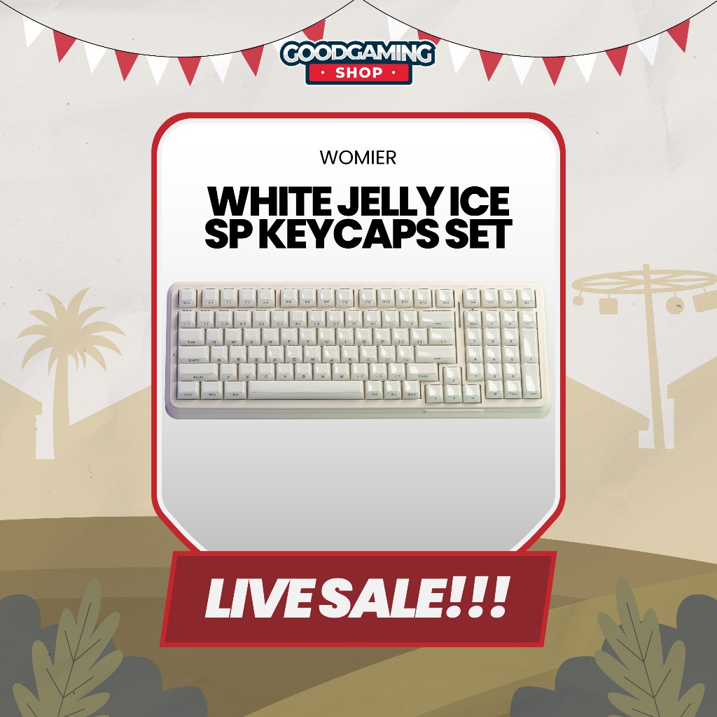 Jual Womier Keycaps - Crystal Jelly Keycaps Side Printed OEM Profile ...
