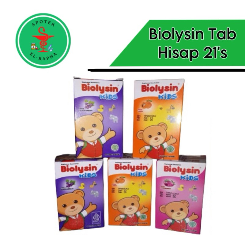 Jual Biolysin tab hisap anak Multivitamin isi 30 tablet | Shopee Indonesia
