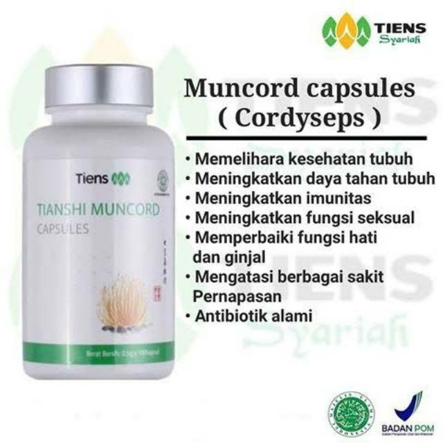 Jual muncord capsules tiens obat asma | obat batu ginjal | suplemen ...