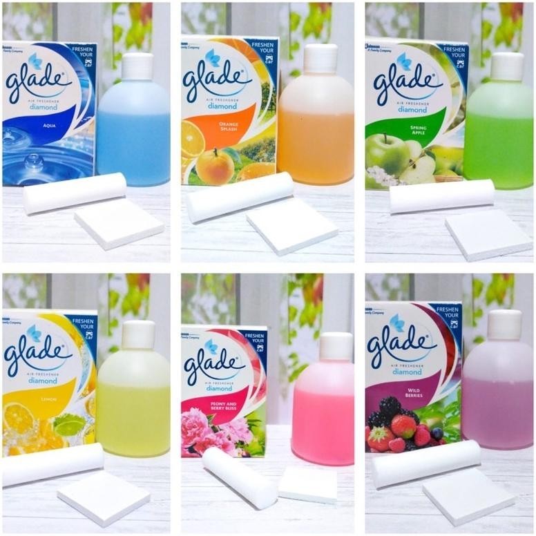 Jual Glade Diamond Car Parfum Pengharum Mobil Refill 80ml | Shopee ...