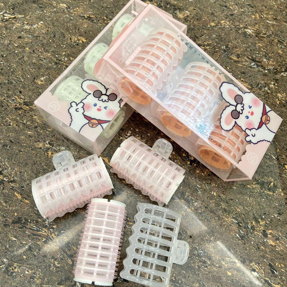 Jual [FREE BUBBLEWRAP] ROLL RAMBUT JEPIT ISI 3 | ROLL RAMBUT | ROL ...