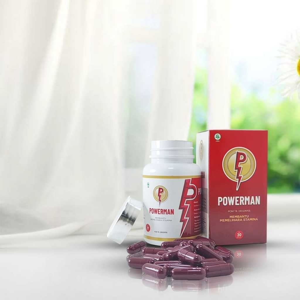 Jual POWERMAN BPOM OBAT KUAT HERBAL STAMINA PRIA TERBAIK PALING AMPUH 100% original (BPOM ...