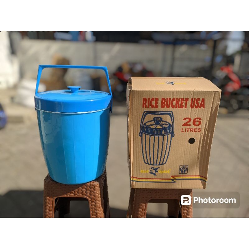Jual Rice Bucket 26 Liter BLUESHARK - Termos Nasi 26 Liter | Shopee ...