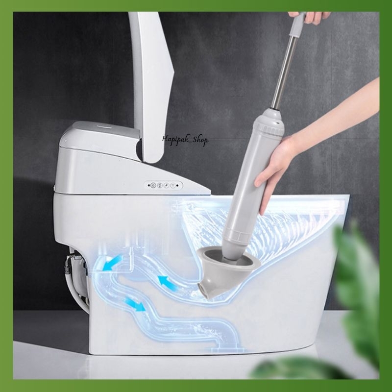Jual Drain Buster Air Pump Toilet Plunger Pompa WC Mampet Pembersih ...