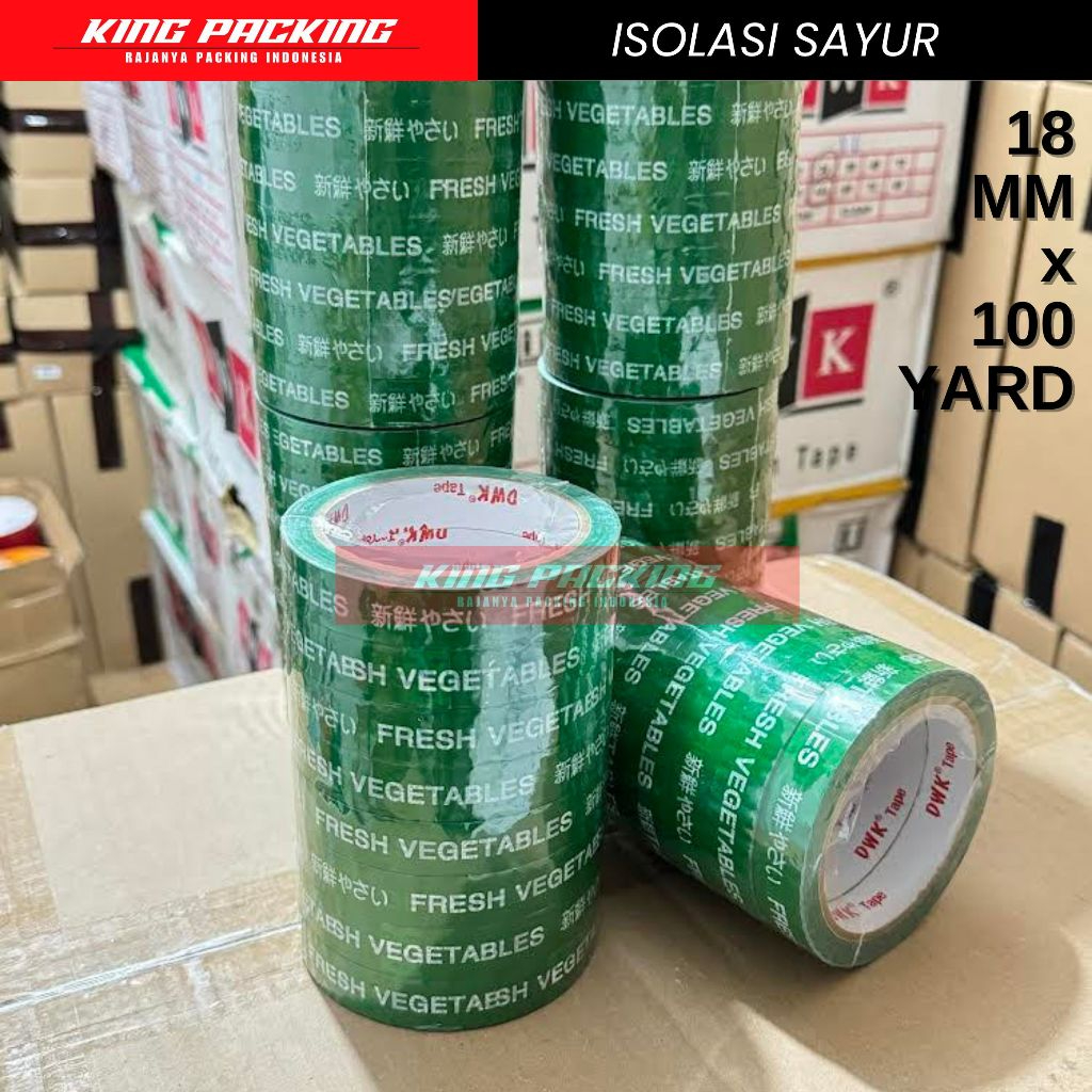 Jual Isolasi Sayur 18mm x 100Yard | Fresh Vegetable Tape (Roll ...