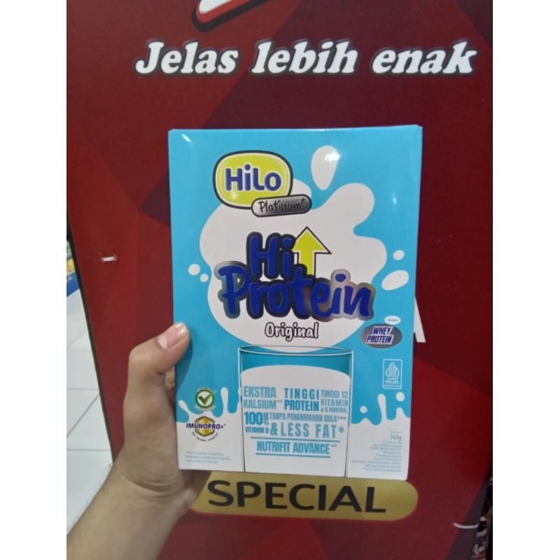 Jual Hilo platinum hi protein 360gr original | Shopee Indonesia
