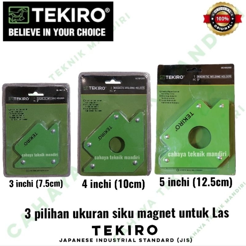 Jual TEKIRO siku magnet 3 inch 4 inch 5 inch siku untuk mengelas ...