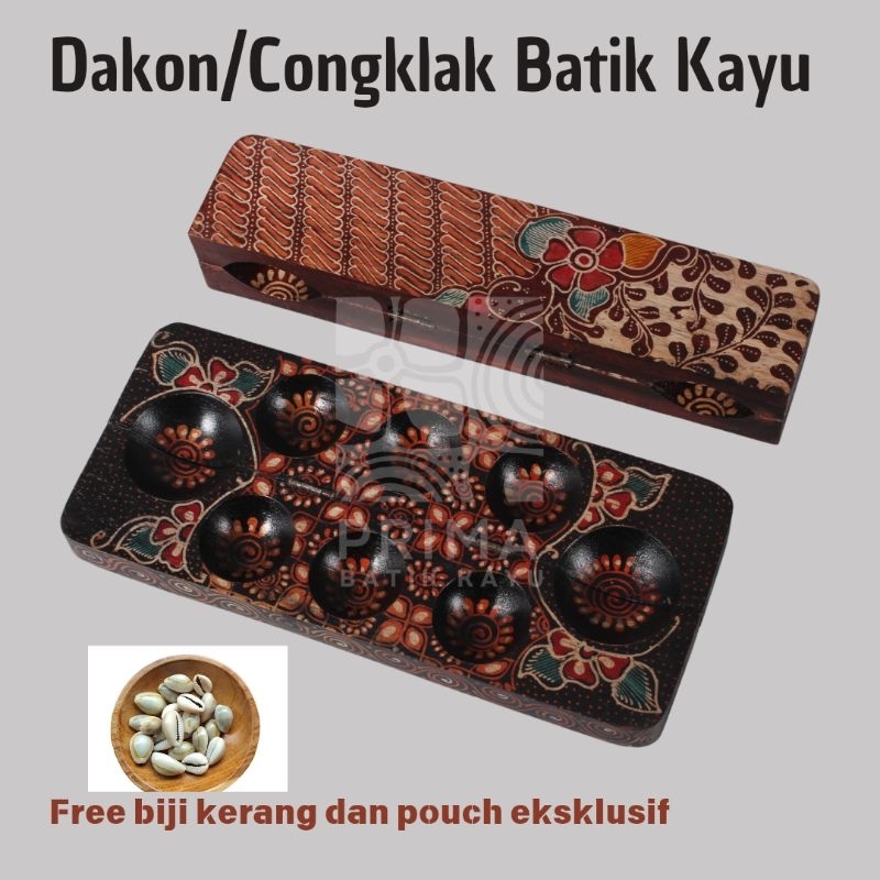 Jual Congklak Dakon Batik Kayu Lubang 3 | Shopee Indonesia