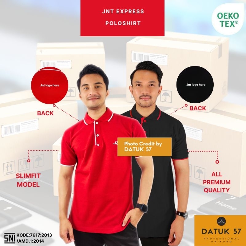 Jual International Quality : Seragam Kaos Polo Shirt JNT-J&T Express ...